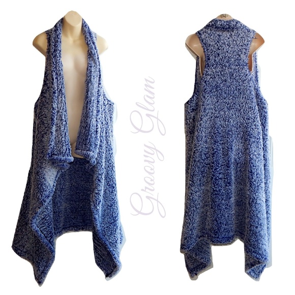 Groovy Glam | Jackets & Coats | Long Waterfall Vest By Groovy Glam ...